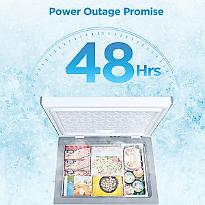 Midea MERC07C4BAWW 7.0 Cubic Feet Chest Freezer Cu.ft-Convertible, White