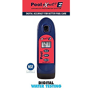 ITS 486201-KM Pool Exact EZ Photometer Master Pool Test Kit | 10 Parameters - F/C/T Chlorine, pH, Alkalinity, Calcium, Cyanuric, Copper, Salt, & Phosphate | 25 Tests All Parameters | NSF Certified