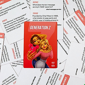 QUOKKA OK Boomer Family Games for Kids and Adults - Board Games for Family Night - Trivia Card Games for Adults & Family Volume ll - Fun Party Millennials vs Boomers Game for Ages 15+