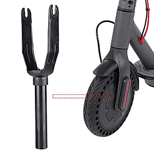 DEWIN Scooter Fork - Scooter Fork Electric Scooter Front Fork Scooter Part Fork, Front Fork Aluminum Alloy Front Fork Replaced Part for M365 Scooter Parts Electric Scooter Accessory