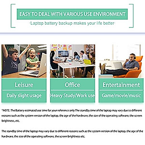 VNYUNQWE 776622-001 Battery Replacement for HP Spare 776622-001 Laptop Battery LA04 728460-001 752237-001 15-1272WM 15-N210DX HSTNN-UB5M TPN-Q130 TPN-Q131 Pavilion 14 15 TouchSmart Series