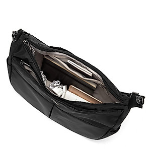 Pacsafe Women's Cruise 16L Anti Theft Carry All Crossbody, Black