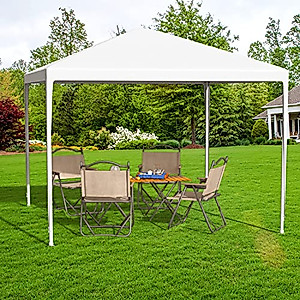 10x10 Gazebo Waterproof Outdoor Canopy Patio Tent Party Tent for Wedding BBQ Cater
