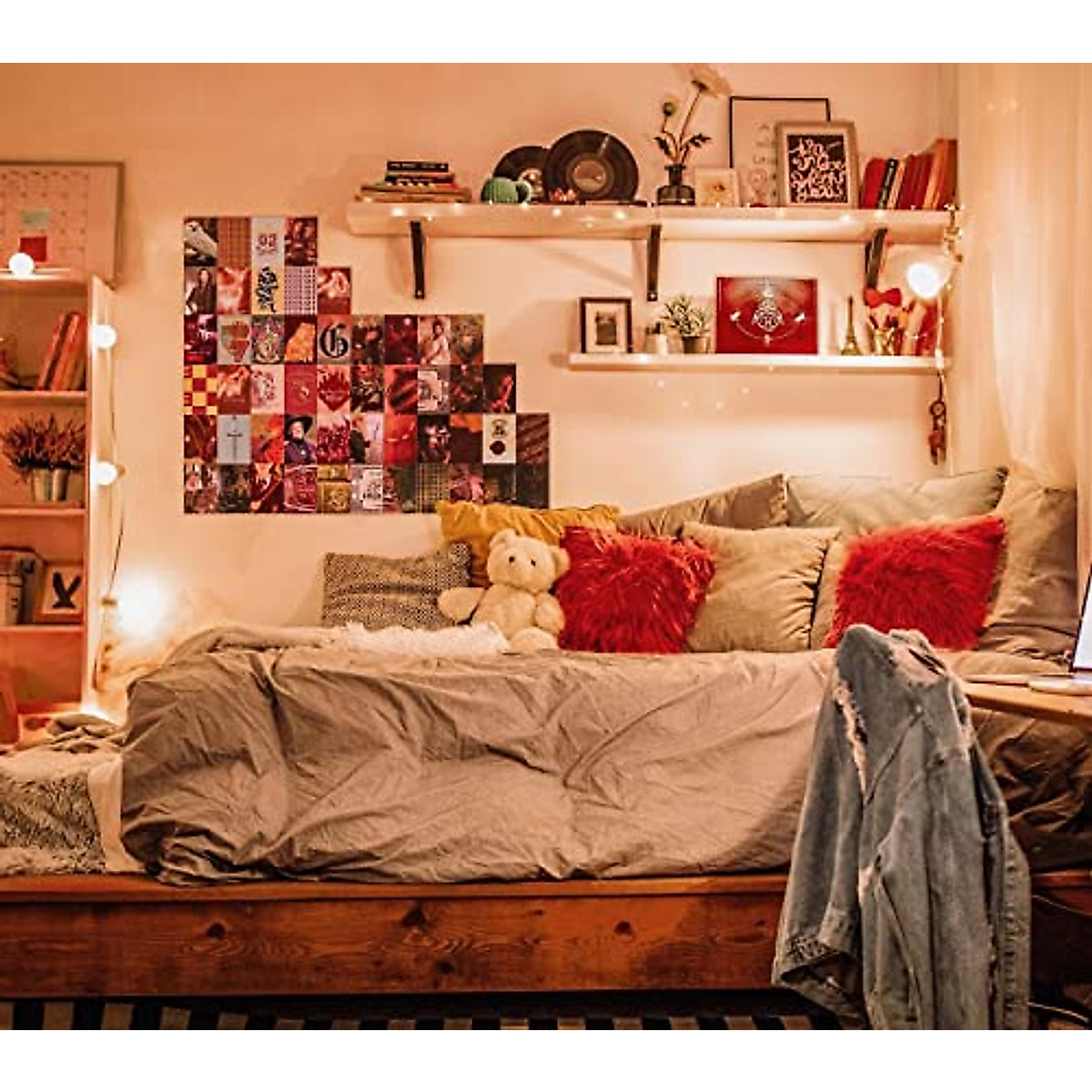 CON*QUEST Conquest Journals Harry Potter Gryffindor Wall Collage, Set of Fifty Collectible 4x6 Official Art Prints From The Wizarding World, Printed on Quality Card Stock, Matte Finish