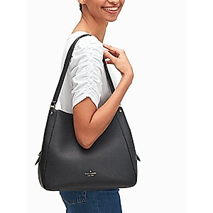 Kate Spade Leila Medium Triple Compartment Shoulder (Black)