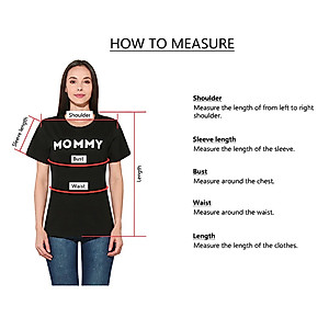 T-shirt for Women THENLIAN Women Letters Printing Long Sleeve Sweatshirt Short Pullover Tops Blouse(Red, S)