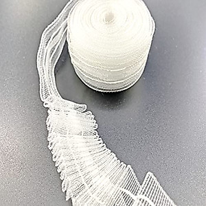 Home Sewing Depot Transulcent Mini Pleat Tape - 1 Inch Wide x 6 Yd