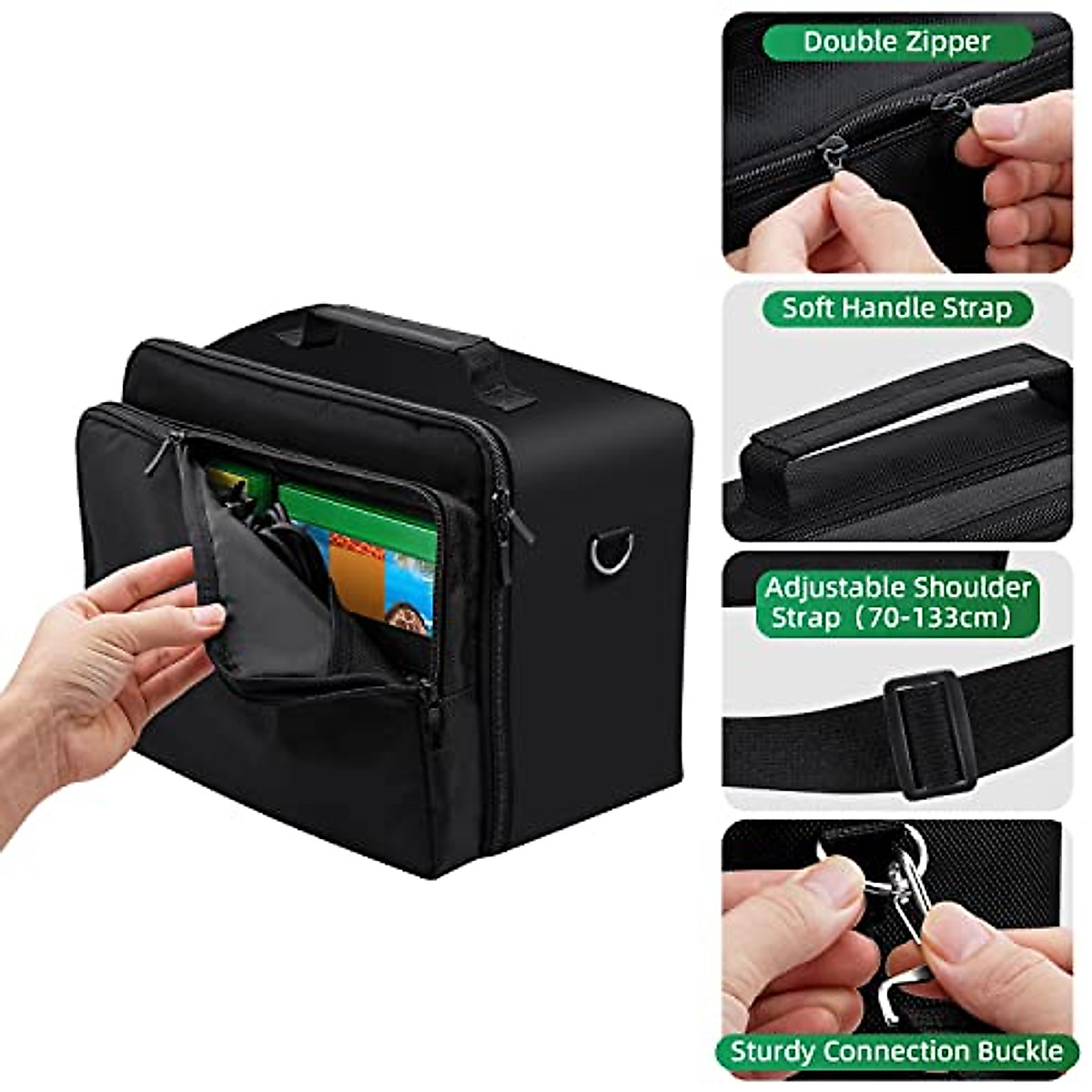 Mcbazel Protective Case for Xbox Series X, Travel Case Bag Carrying Case for Xbox Series X Console, Controller, Cables and Other Accessories