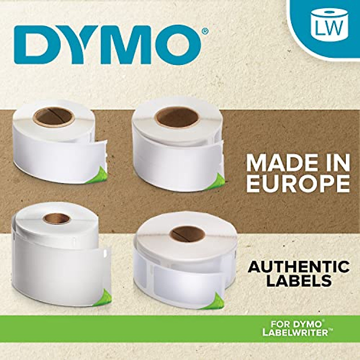DYMO LW Durable Industrial Labels for LabelWriter 4XL Label Printers, White Poly, 4-1/16” x 6-1/4”, Roll of 200 (1933086)