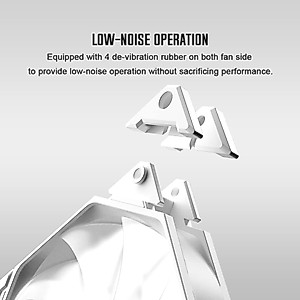 ID-COOLING SE-224-XTS White CPU Cooler For Desktop 4 Heatpipes CPU Air Cooler White LED Light 120mm PWM Fan CPU Fan for Intel LGA1700/115X/1200; AMD AM4/AM5