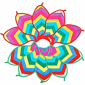 Pot Holders for Kitchen, 2pcs Fabric Patchwork Mats 100% Cotton Heat Resistant Hot Pads with Hanging Loop for BBQ/Cooking/Baking/Grilling/Microwave/Barbecue (Fish Green)