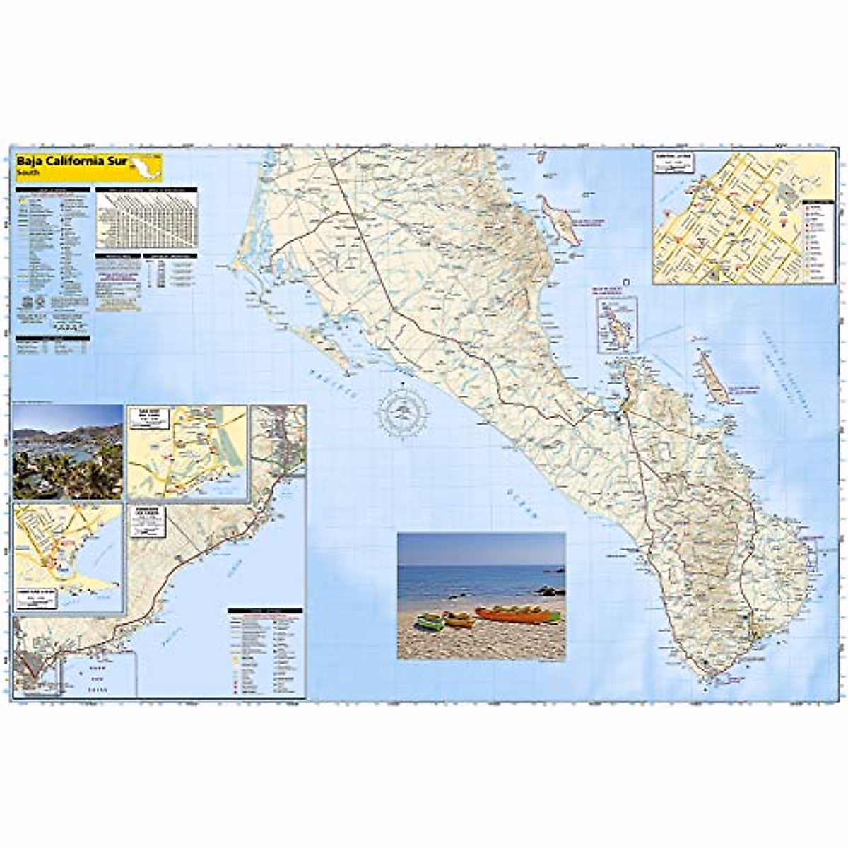 Baja South: Baja California Sur Map [Mexico] (National Geographic Adventure Map, 3104)