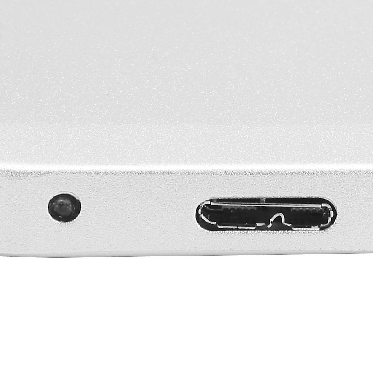 YD0004 USB to 3.0 2.5 Inch Portable Mobile Hard Drive, 80G 120G 250G 320G 500G 1TB 2TB Universal External Hard Drive for Computer Monitors and Laptop, Silver(80G)