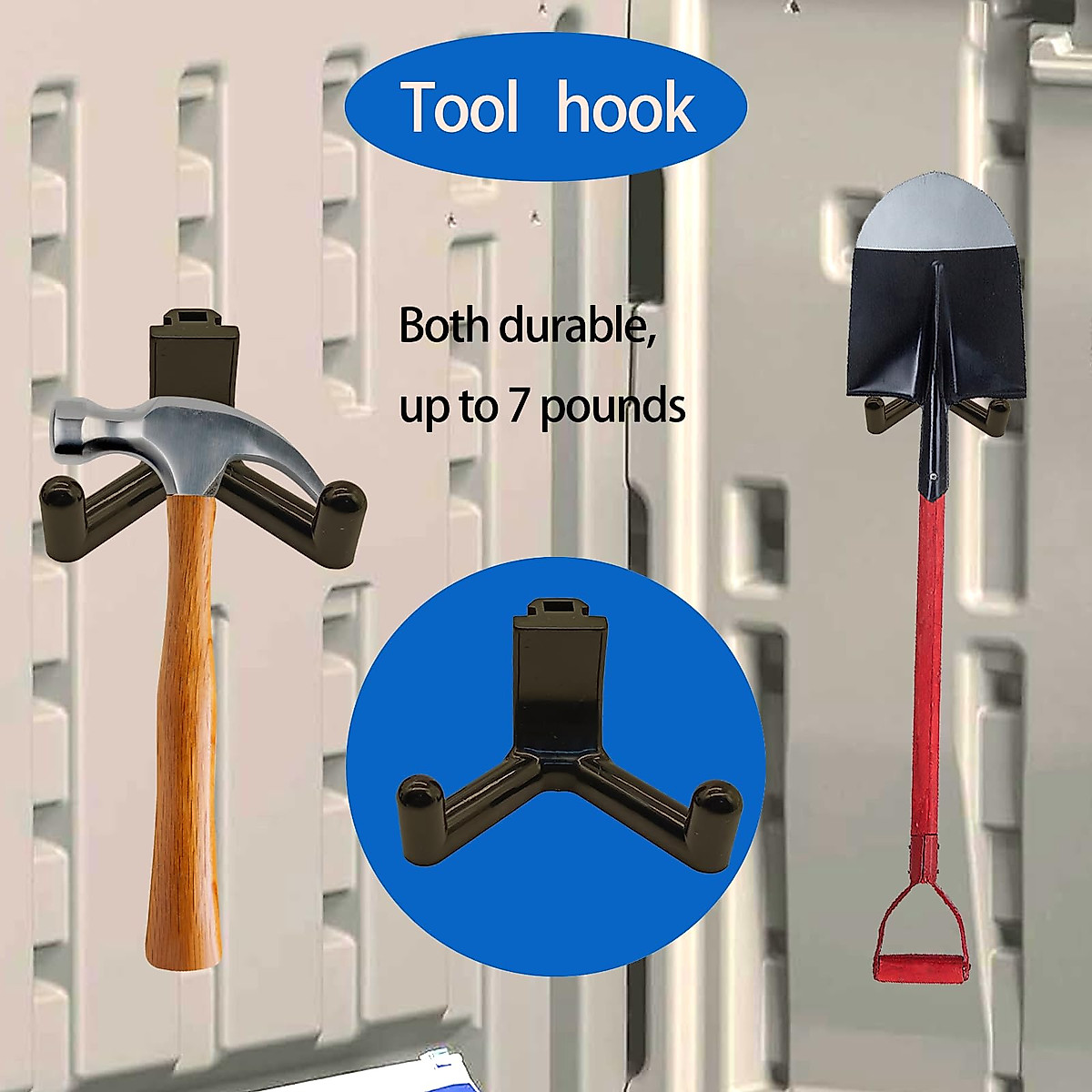 dctgrar 6 Pcs Tool Hooks for Lifetime shed,for Lifetime Storage Sheds Accessories Storage Tool Hooks,Please Check The Model Number Before Purchasing