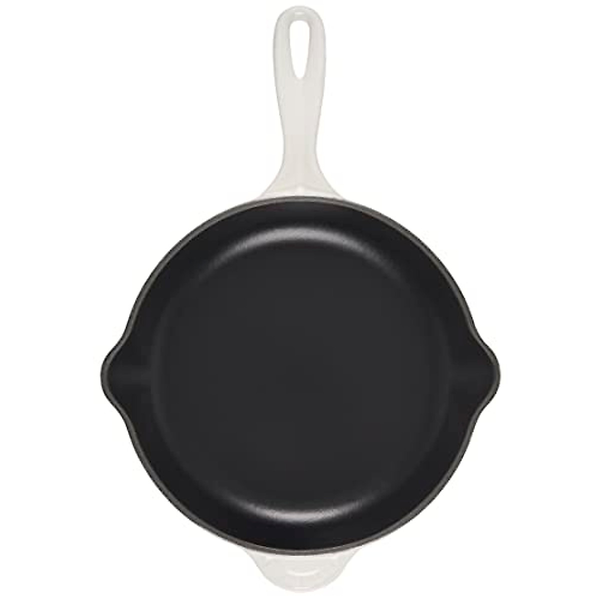 Le Creuset Classic Cast Iron Handle Skillet, 9", White