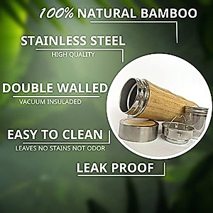 Bamboo Tea Tumbler with Infuser - Enjoy Fresh and Flavorful Tea Anywhere