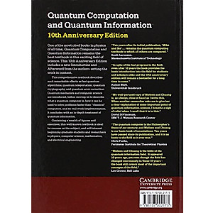 Quantum Computation and Quantum Information: 10th Anniversary Edition