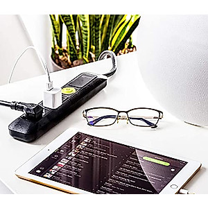 Power Strip Surge Protector with 4 Outlets Heavy Duty 6 ft Extension Cord for Home and Office by Easylife Tech, Black