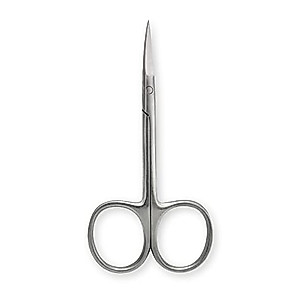 Amazon Basics Beauty Scissors, Stainless Steel, Silver