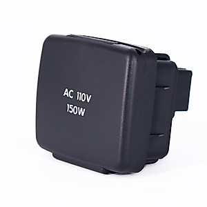 Electrical Power Outlet Socket Dash Console Fits for Ford 2011-2016 F250 F350 F450 Superduty 2011-2014 F150 Expedition Lincoln Navigator Mark 2011-2015 Explorer DC/AC 110V/150W Replace BC3Z-19N236-A