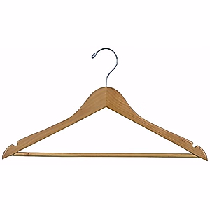 The Great American Hanger Company 1 Clothing Hangers, Natural
