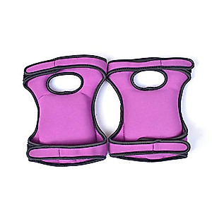 Yugust Home Gardening Knee Pads,1 Pair Neoprene Fabric Kneeler, Memory Foam Liner Kneeling Pads Knee Protector Mat for Cleaning Working Exercising,Purple