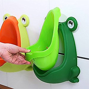 IVYRISE Green Frog Toilet Boy Pee Stand Up Potty Kids Toddler Pee Trainer Bathroom Funny Aiming Target Training Urinal