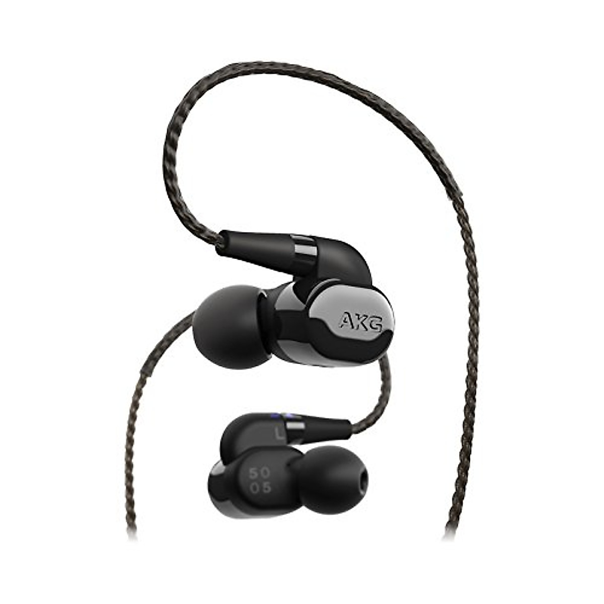 AKG N5005 Reference Class 5-driver Configuration In-Ear Headphones with Customizable Sound (US Version), Black - GP-N505HAHHAAA