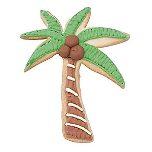 Summer Beach Cookie Cutter 3-Pc Set Made in USA by Ann Clark, Flip Flop, Sunglasses, Palm Tree