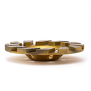 Erduoduo 2 Pack 4 Inch Diamond Cup Grinding Wheel 12 Segs Heavy Duty Angle Grinder Wheels for Angle Grinder