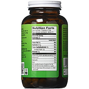 Pines Organic Alfalfa Tablets - 500 per pack - 1 each.