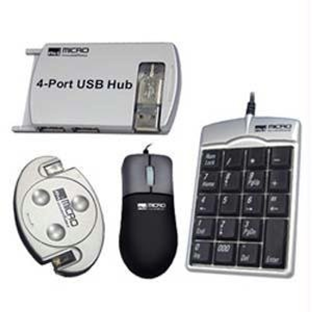 Micro Innovations USB333K 4-Port USB Hub