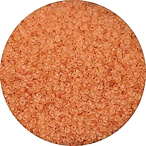 NHBT YU 720pcs 2mm Frosted Czech Spacer Glass Seed Beads Matte Glass Beads DIY Craft for Jewelry Making Garments Sewing Accessories T725 (Color : Matte Champagne, Size : 2mm 720Pcs)