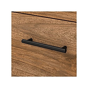 Bush Furniture Somerset 3 Position Sit to Stand L Shaped Desk, 72W, Fresh Walnut