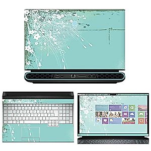 Decalrus - Protective Decal Floral Skin Sticker for 2019 Alienware Area-51m AWAR51M (17.3" Screen) case Cover wrap ALarea51m_17-78