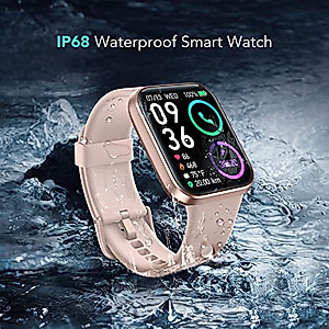 SKG Smart Watch for Men Women Android iPhone, Smartwatch with Alexa Built-in & Bluetooth Call(Answer/Make Call) 1.69" Fitness Tracker with IP68 Waterproof, 60+ Sports, Heart Rate SpO2 Monitor, V7 Pro