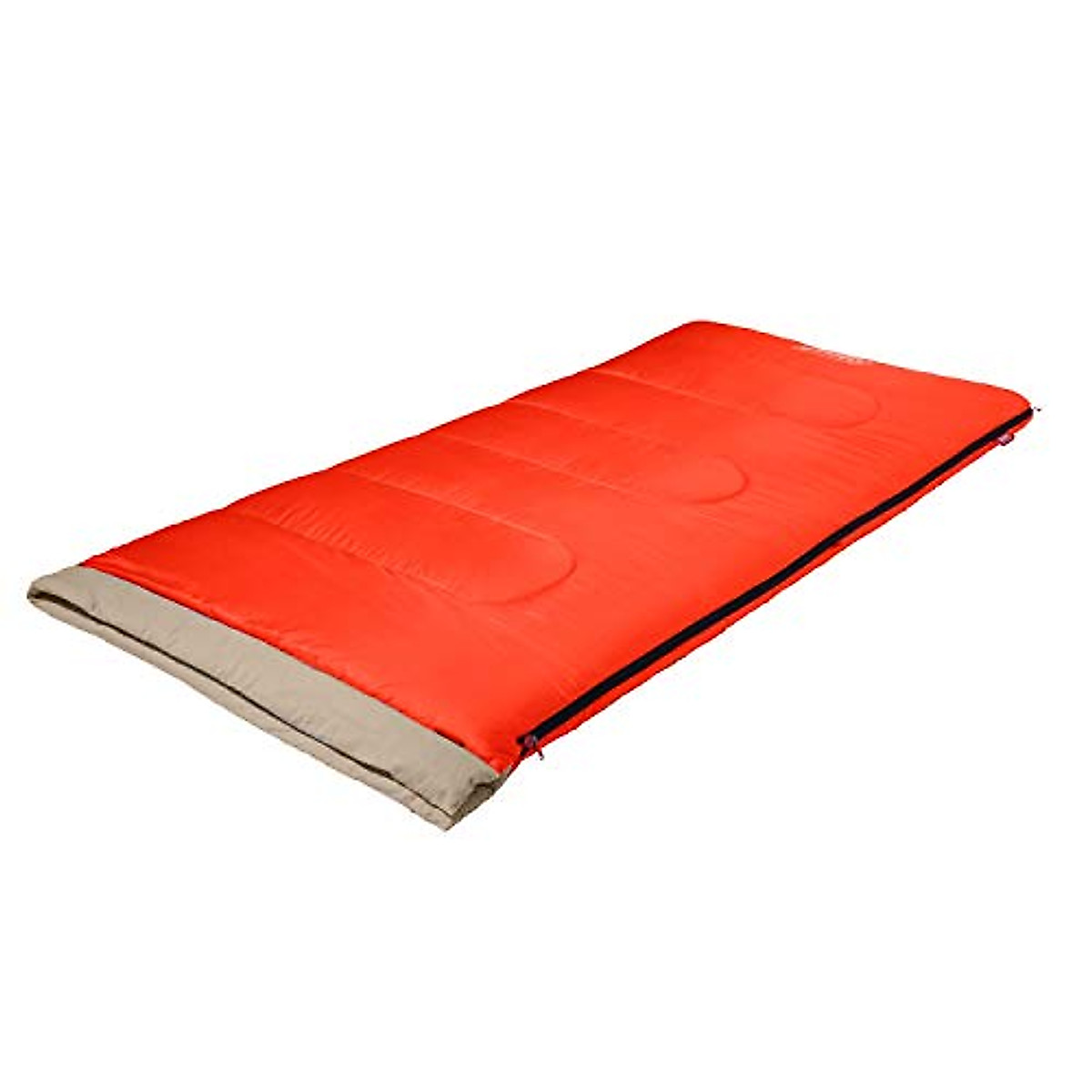 Coleman Oak Point Big & Tall Sleeping Bag, Cool-Weather 30°F Sleeping Bag for Adults, No-Snag Zipper with Stuff Sack Included, Machine Washable Fits Adults Up to 6ft 4in Tall