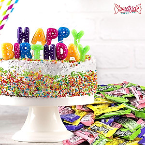 Laffy Taffy - Laffy Taffy Candy - Banana, Grape, Sour Apple, Flavors - Chewy & Tangy Laffy Taffy Bulk Candy Individually Wrapped - Holiday Candy Bulk, Candy for Pinata, Concession Stand (Mix) 2LB