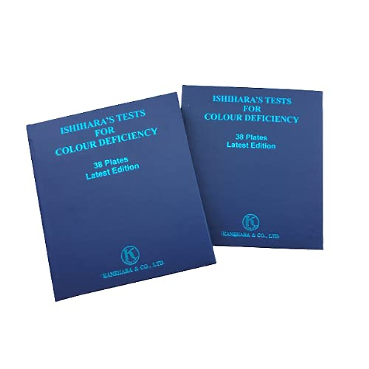 Crabby Ishihara Test Chart Books for Color Deficiency 38 Plates Latest Edition with User Manual