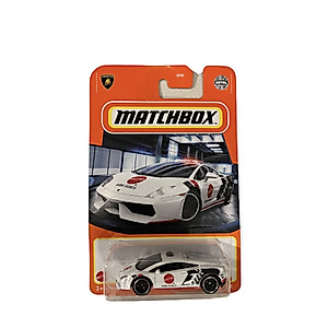 Matchbox Power Grabs White Lamborghini Gallardo Police 69/100