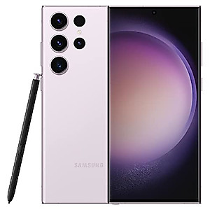 SAMSUNG Galaxy S23 Ultra Cell Phone, Factory Unlocked Android Smartphone, 256GB, 200MP Camera, Night Mode, Long Battery Life, S Pen, US Version, 2023, Lavender