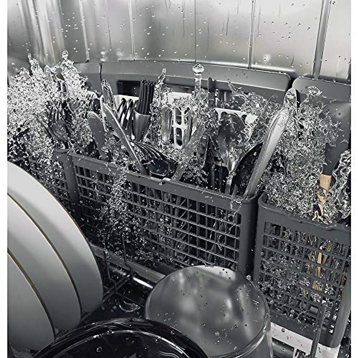 Cafe CDT875P4NW2 Smart Top Control Tall Tub Dishwasher in Matte White with Stainless Steel Tub, Fingerprint Resistant, 39 dBA