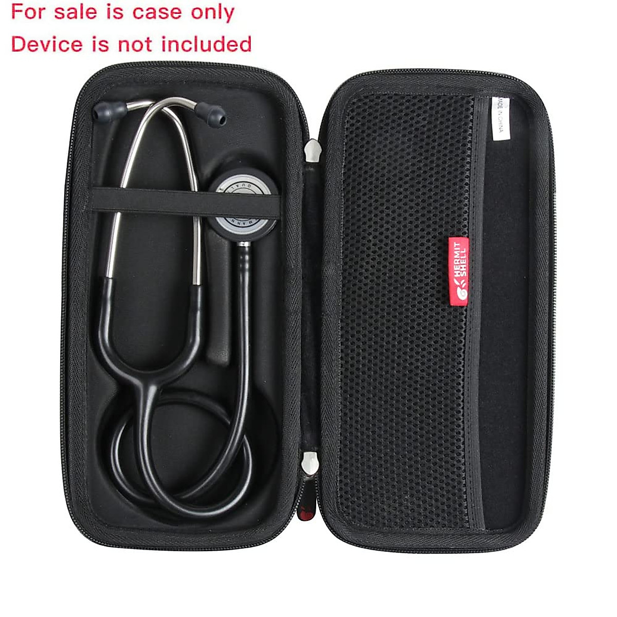 Hermitshell Travel Case for 3M Littmann Classic III Monitoring Stethoscope (Black)