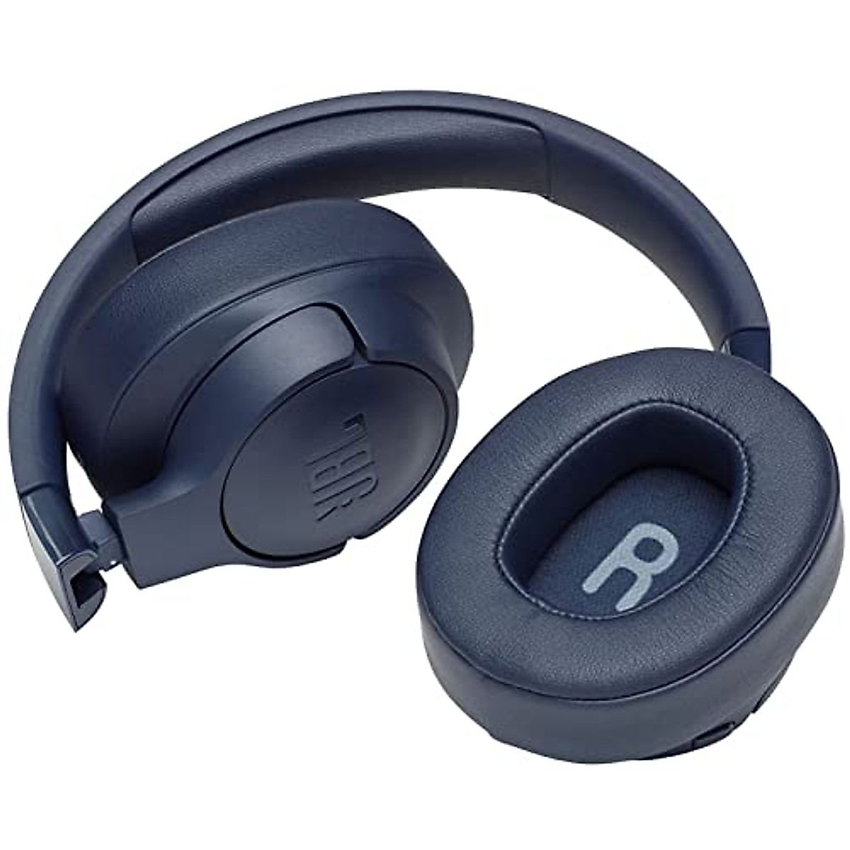 JBL Tune 750BTNC - On-Ear Wireless Bluetooth Headphones with Noise Cancellation, Includes LED Flashlight Key Chain Bonus (Blue)