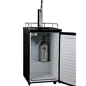 Kegco MPK199SS-G Guinness Dispensing Kegerator with Black Cabinet and Stainless Steel Door