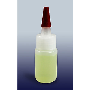 Pinnacle Mercantile Small 1 ounce 12-Pack Plastic Squeeze Bottles with Red Tip Caps Great for Travel, Arts, Crafts, Vape Juice, Oil, Glue Empty