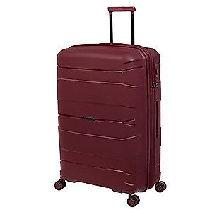 it luggage Momentous 30" Hardside Checked 8 Wheel Expandable Spinner, German Red