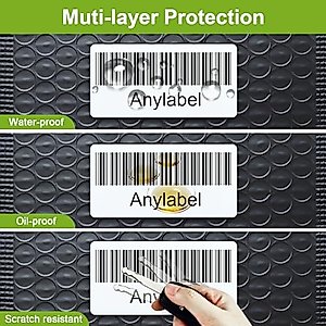 Anylabel Compatible 2" x 1" Direct Thermal Labels Replacement for Barcodes Postage Address Shipping Compatible with Rollo & Zebra Desktop Printers Adhesive & Perforated (24 Rolls, 1300 Labels/Roll)