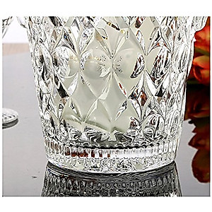Glass Ice Bucket Champagne/Wine Bucket Wine Cooler