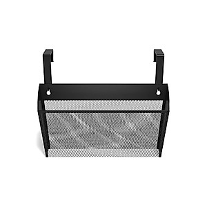 TRU RED TR57579-CC 1-Pocket Mesh Letter Wall File, Black